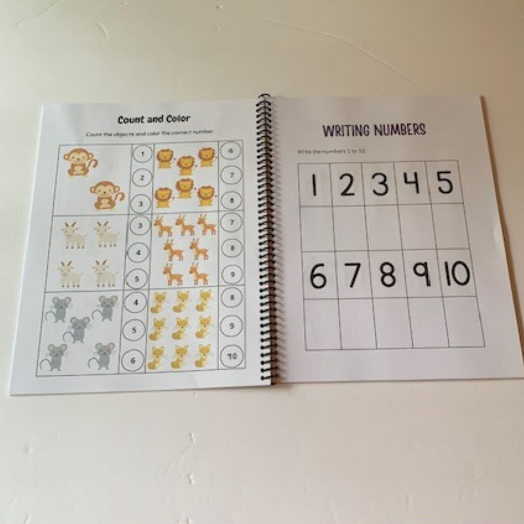 Numbers 1-20 Workbook – Butterfly Treasures