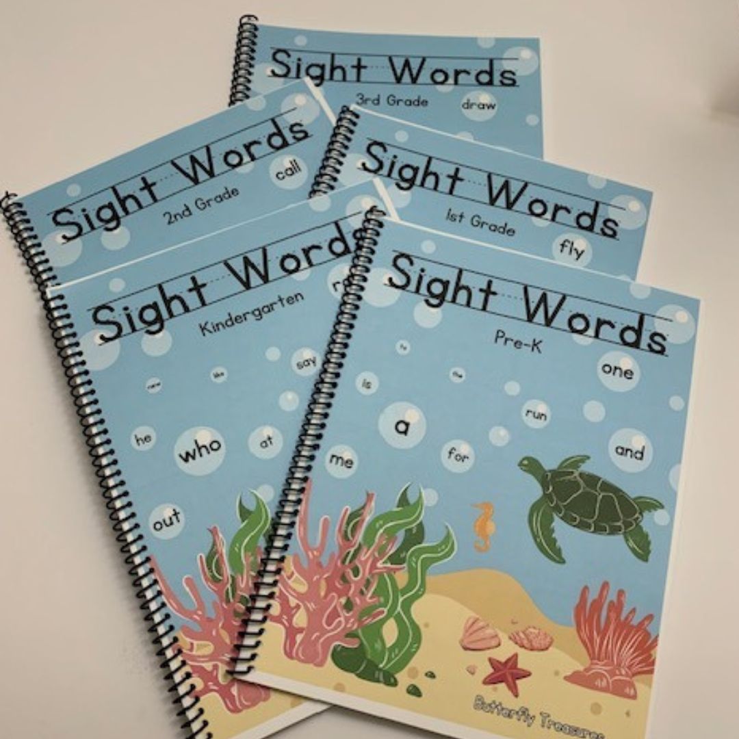 Sight Words Workbook – Butterfly Treasures
