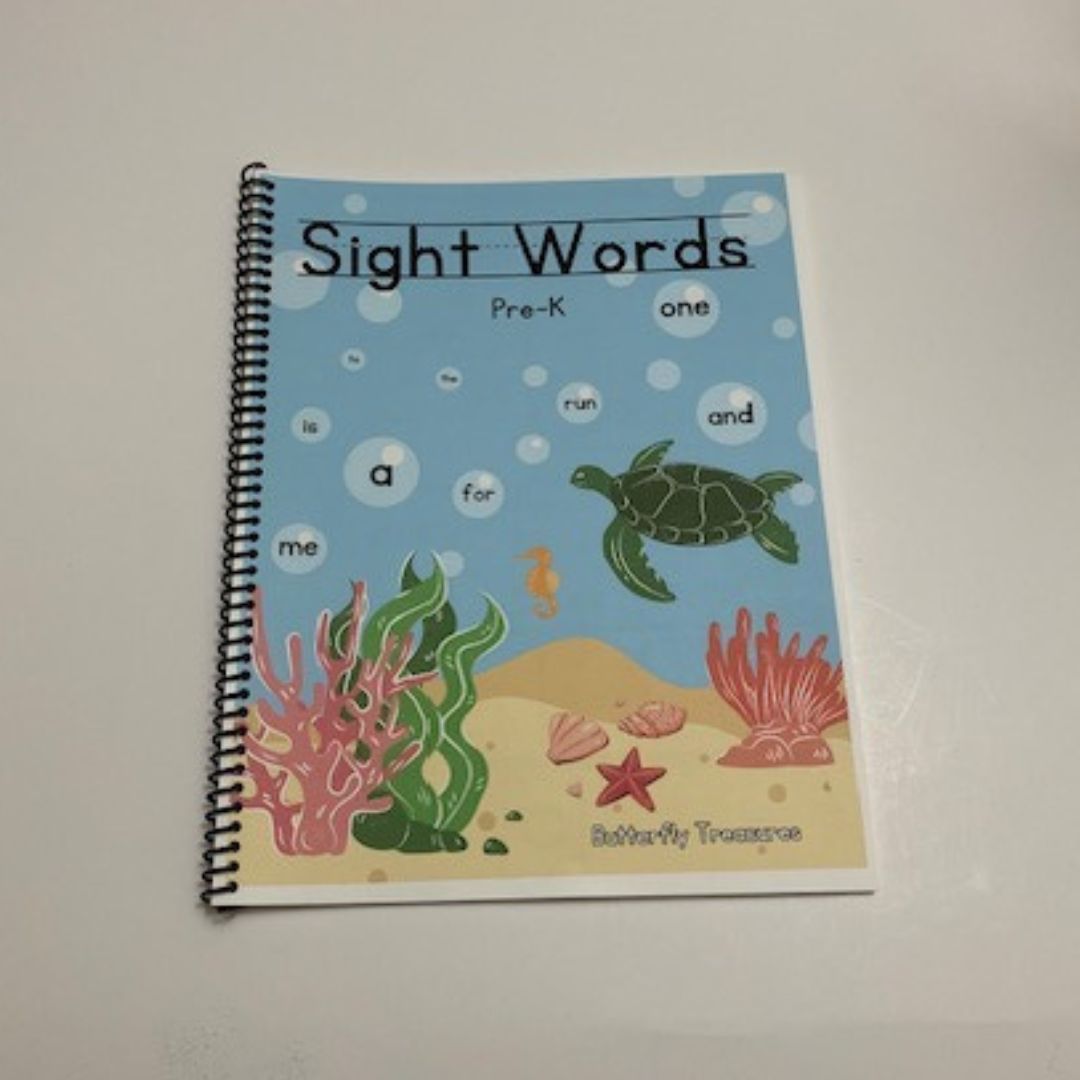 Sight Words Workbook – Butterfly Treasures