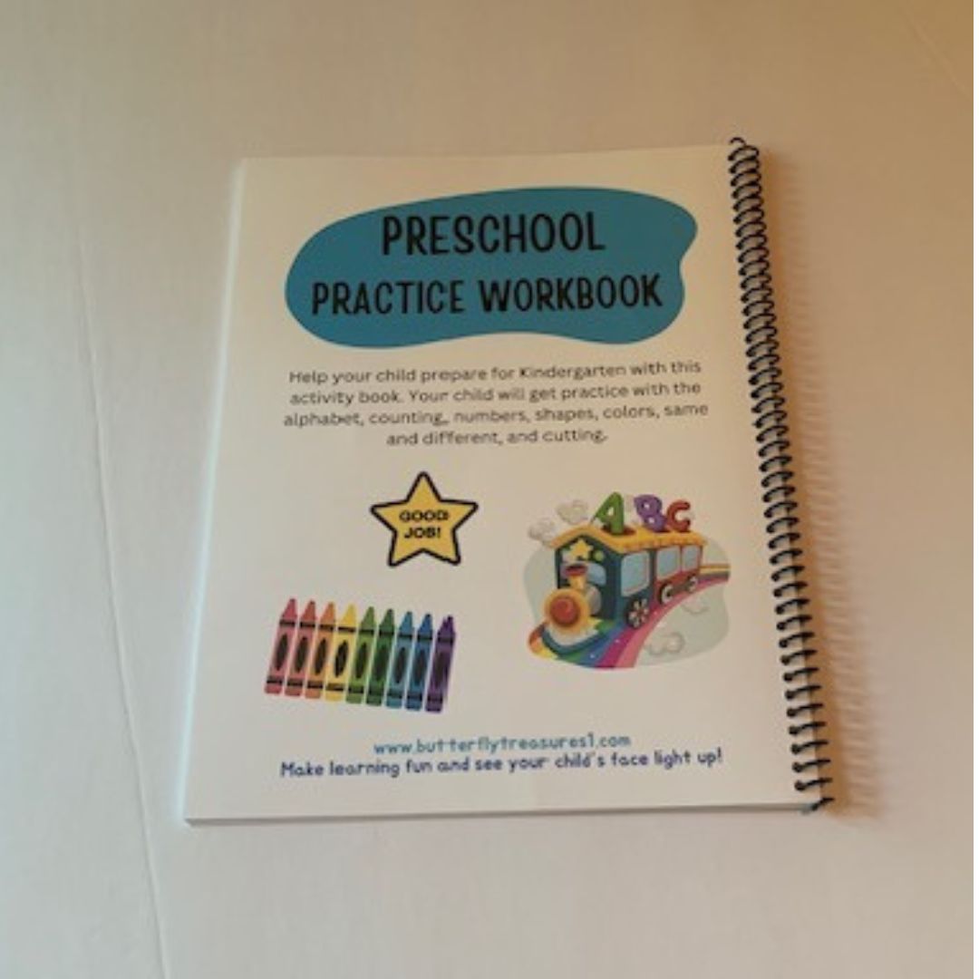 Preschool Practice Workbook – Butterfly Treasures