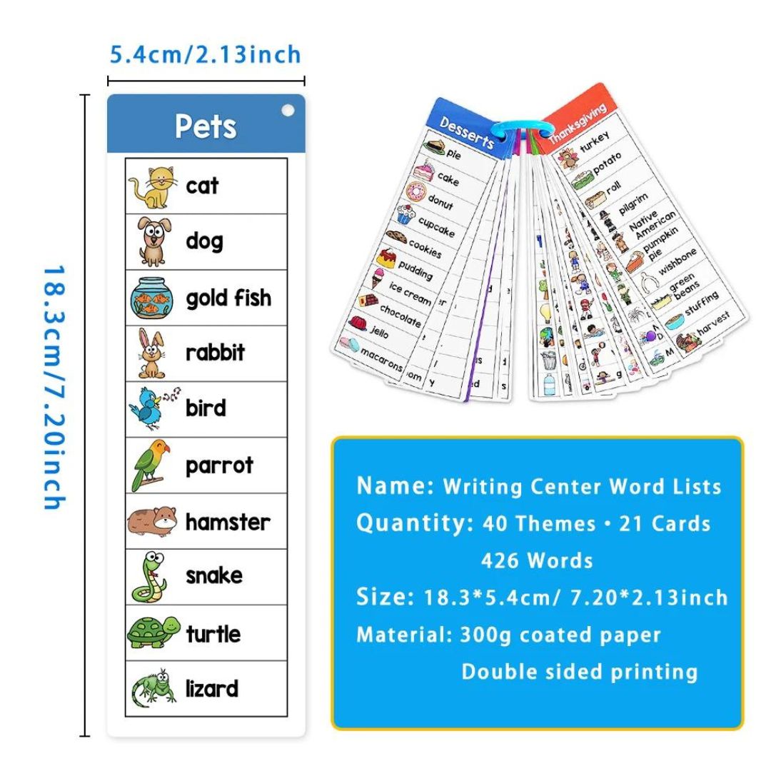 Word List Cards – Butterfly Treasures