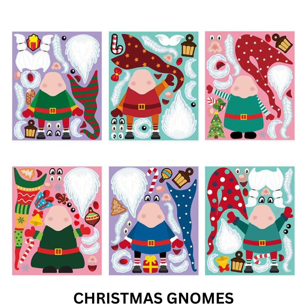 Make A Face Sticker Games - Christmas Edition – Butterfly Treasures