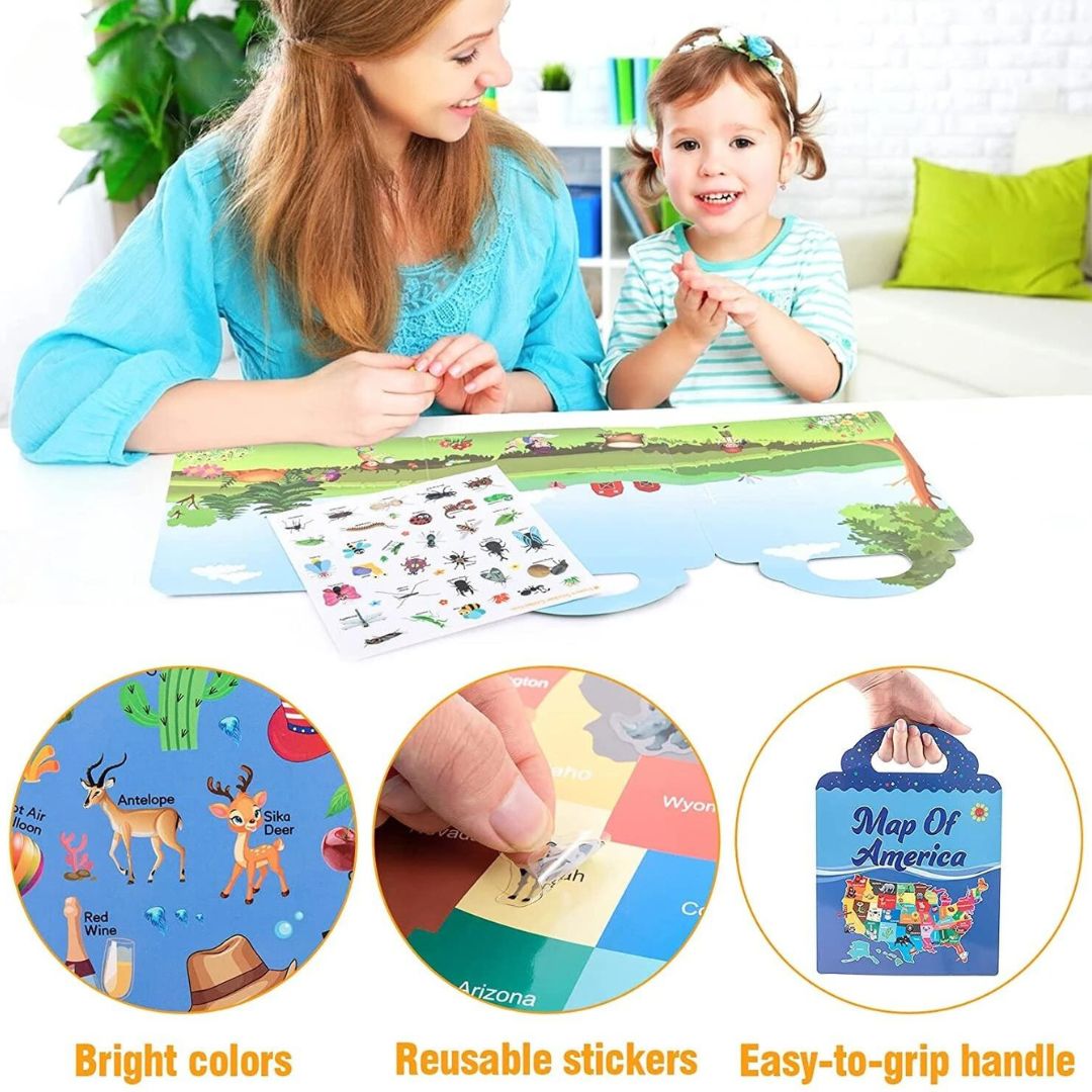 Reusable Sticker Book – Butterfly Treasures