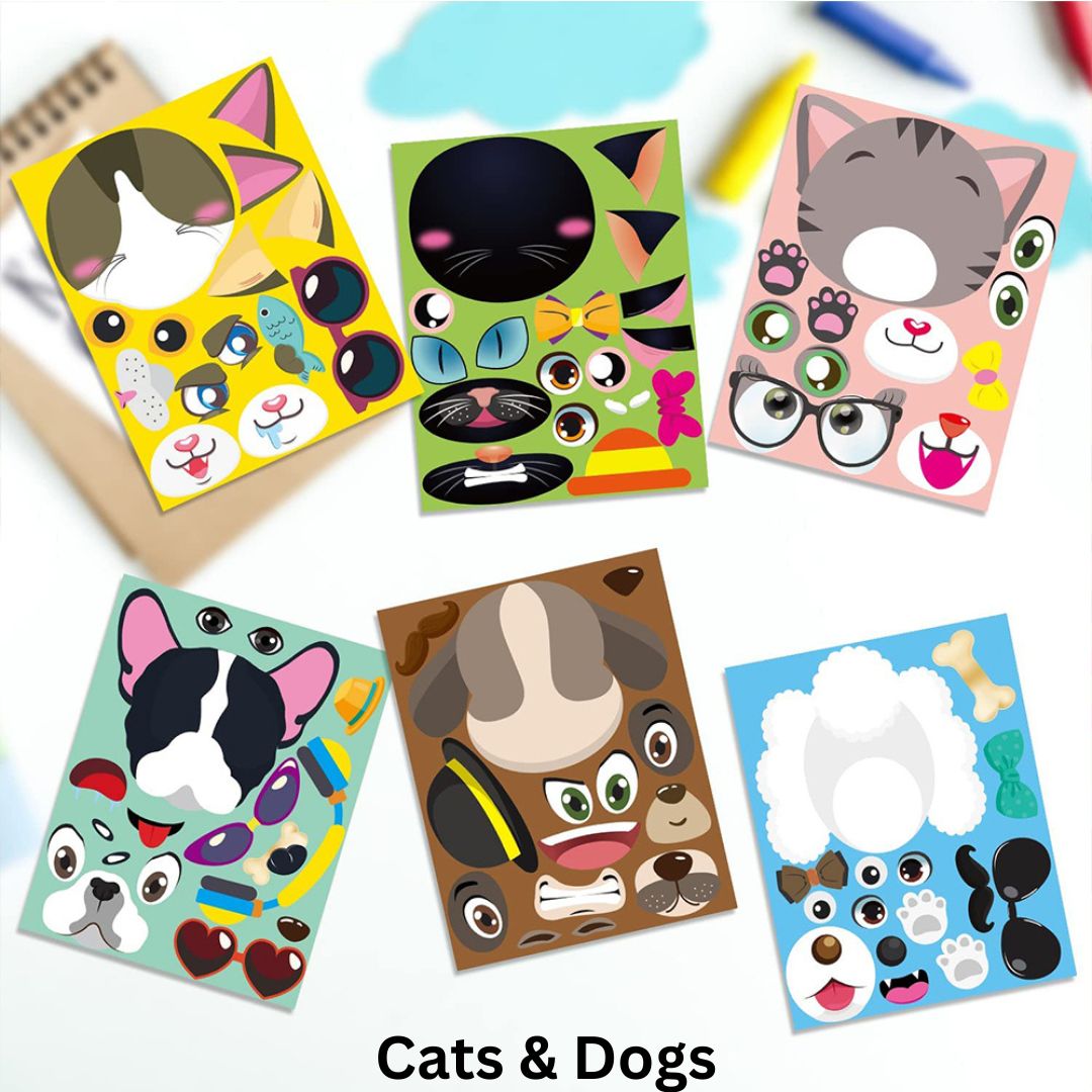 Make a Face Sticker Games - Animal Edition – Butterfly Treasures