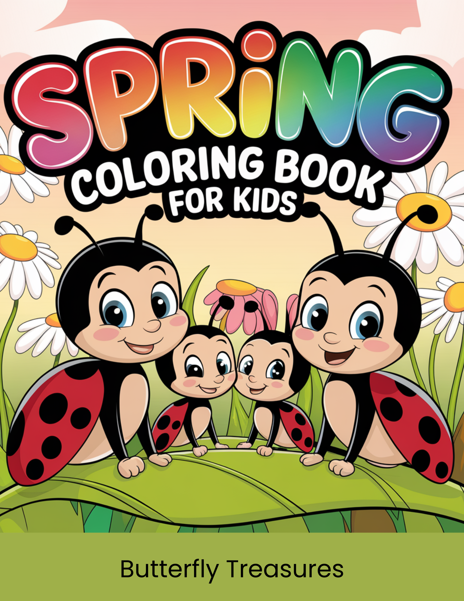 Spring Coloring Book for Kids - Digital – Butterfly Treasures