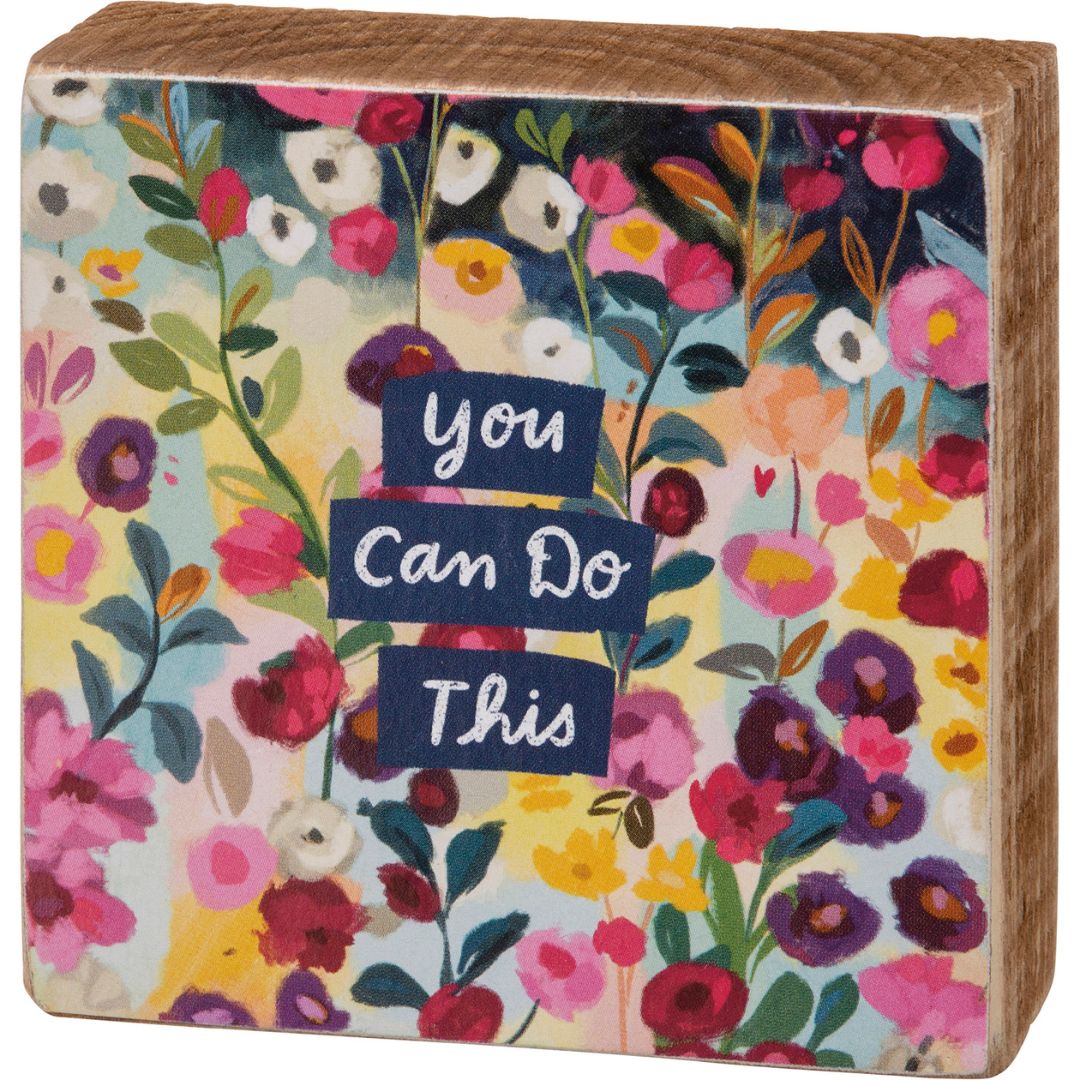Block Sign - You Can Do This – Butterfly Treasures
